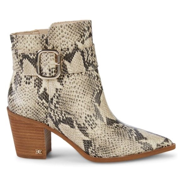 Sam Edelman | Shoes | Sam Edelman Snake Print Boot | Poshmark